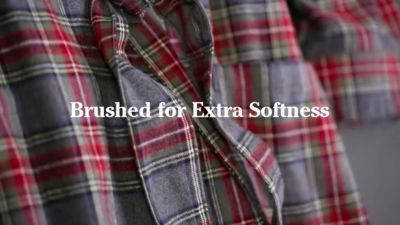 Men's Scotch Plaid Flannel Robe | Robes at L.L.Bean
