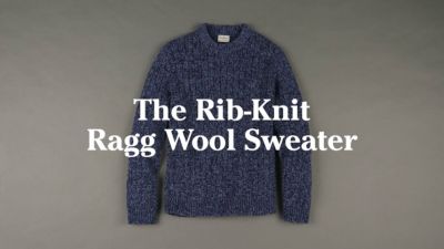 Men's Classic Ragg Wool Sweater, Rib-Knit Crewneck | Sweatshirts ...