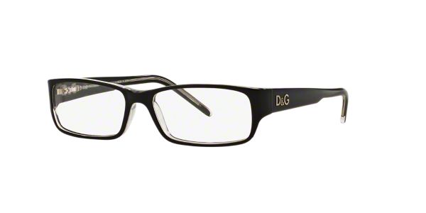 DD1145: Shop Dolce and Gabbana Clear/White Rectangle Eyeglasses at ...