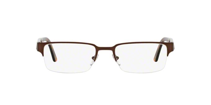 VE1184: Shop Versace Brown/Tan Rectangle Eyeglasses at LensCrafters