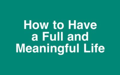 How to Have a Full and Meaningful Life Tract - Lifeway
