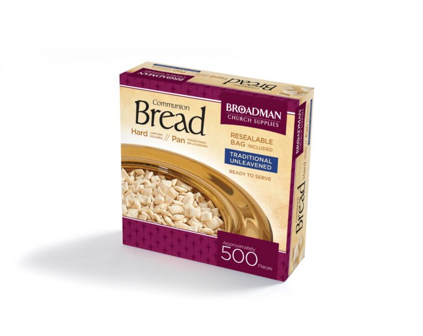 Communion Bread - Hard Uniform Squares (500 Pieces) | Lifeway