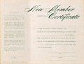 New Member Instruction Certificate - Flat Parchment (Package of 6 ...