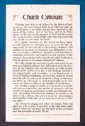 Church Covenant Wall Chart - Lifeway