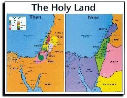 Map: The Holy Land - Then and Now | Rose Publishing