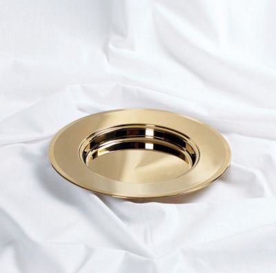 RemembranceWare: Communion Bread Plate - Brass Finish | Lifeway