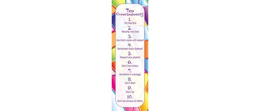 Bookmark: Ten Commandments - Kids | Lifeway