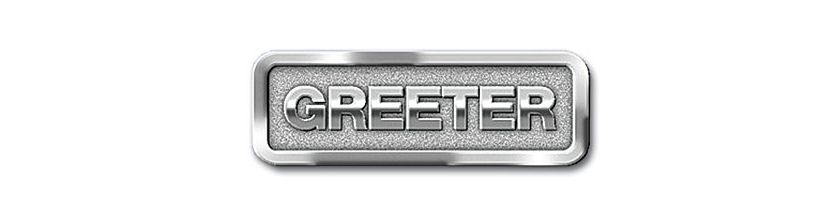 Greeter Badge - Silver Finish | Lifeway