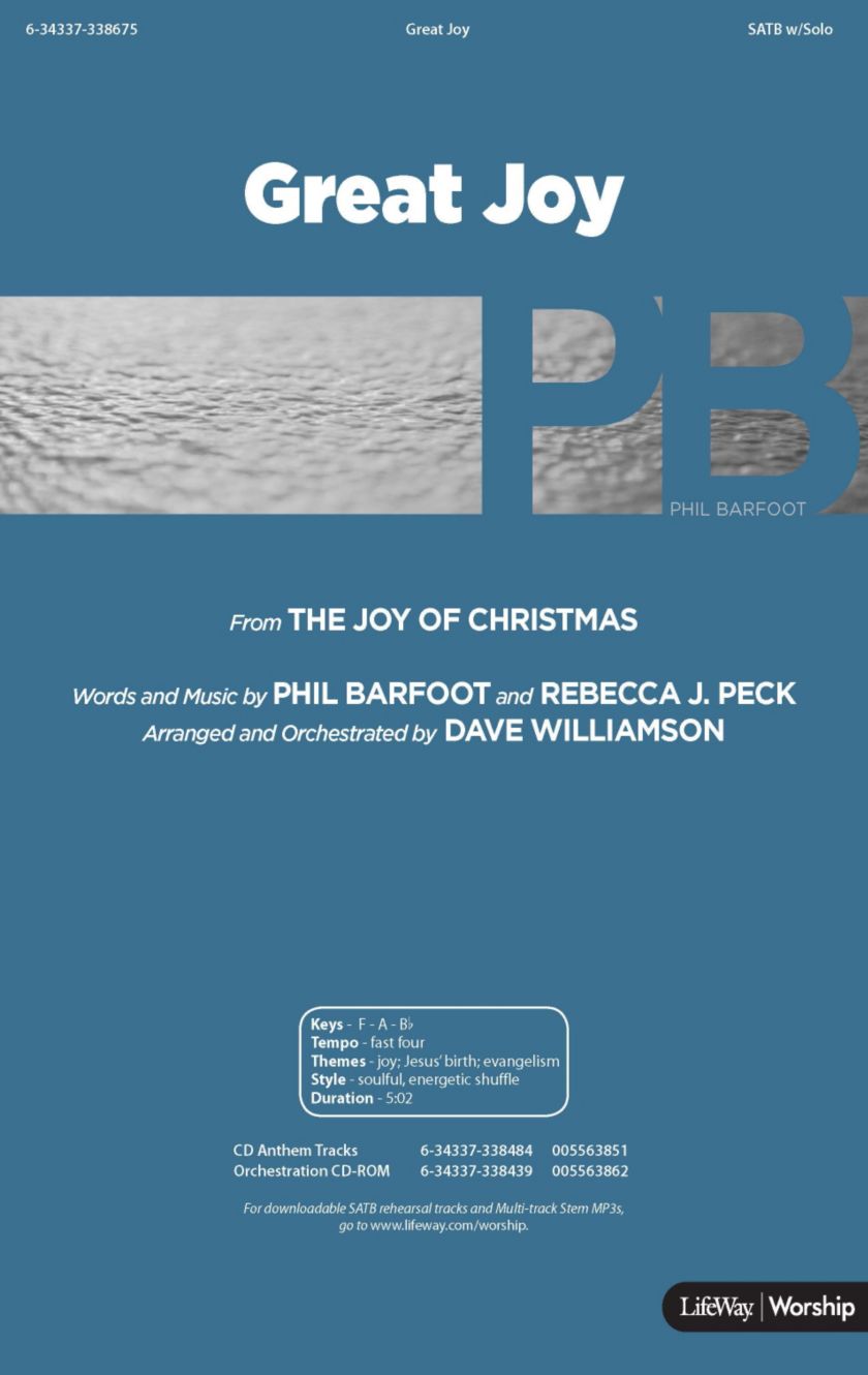 Great Joy - Downloadable Listening Track | Lifeway
