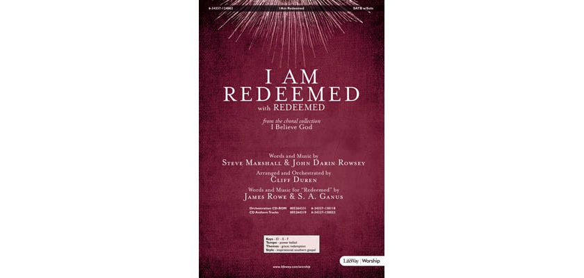 I Am Redeemed - Anthem Accompaniment CD | Lifeway