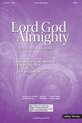 Lord God Almighty - Downloadable Split-Track Accompaniment Track - Lifeway