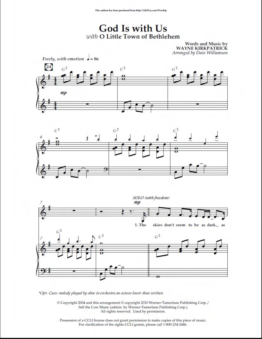 God Is with Us - Downloadable Anthem (Min. 10) | Lifeway