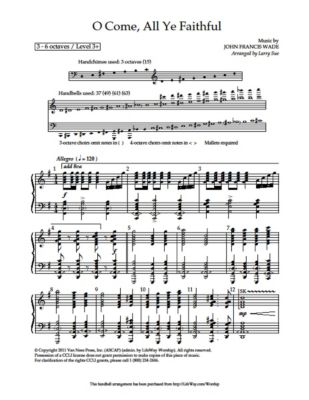 O Come, All Ye Faithful - Downloadable Handbell Arrangement - Lifeway
