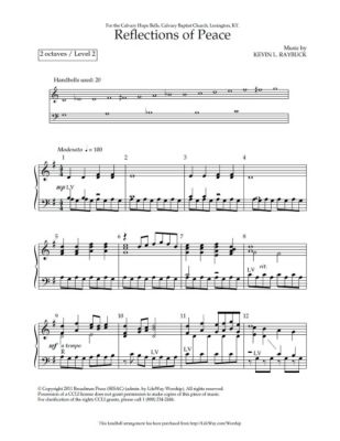 Reflections of Peace - Downloadable Handbell Arrangement - Lifeway