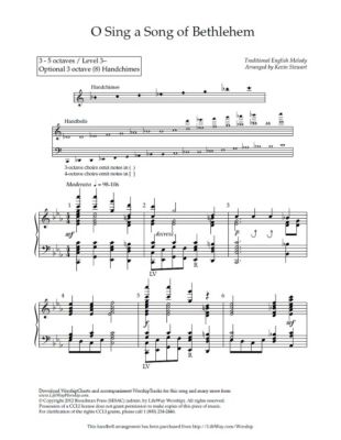 O Sing a Song of Bethlehem - Downloadable Handbell Arrangement - Lifeway
