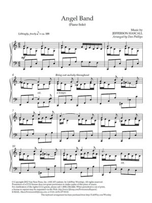 Angel Band - Downloadable Keyboard Arrangement | Lifeway