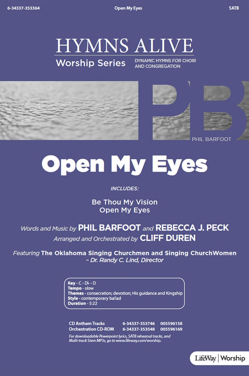 Open My Eyes - Downloadable Lyric File | Lifeway