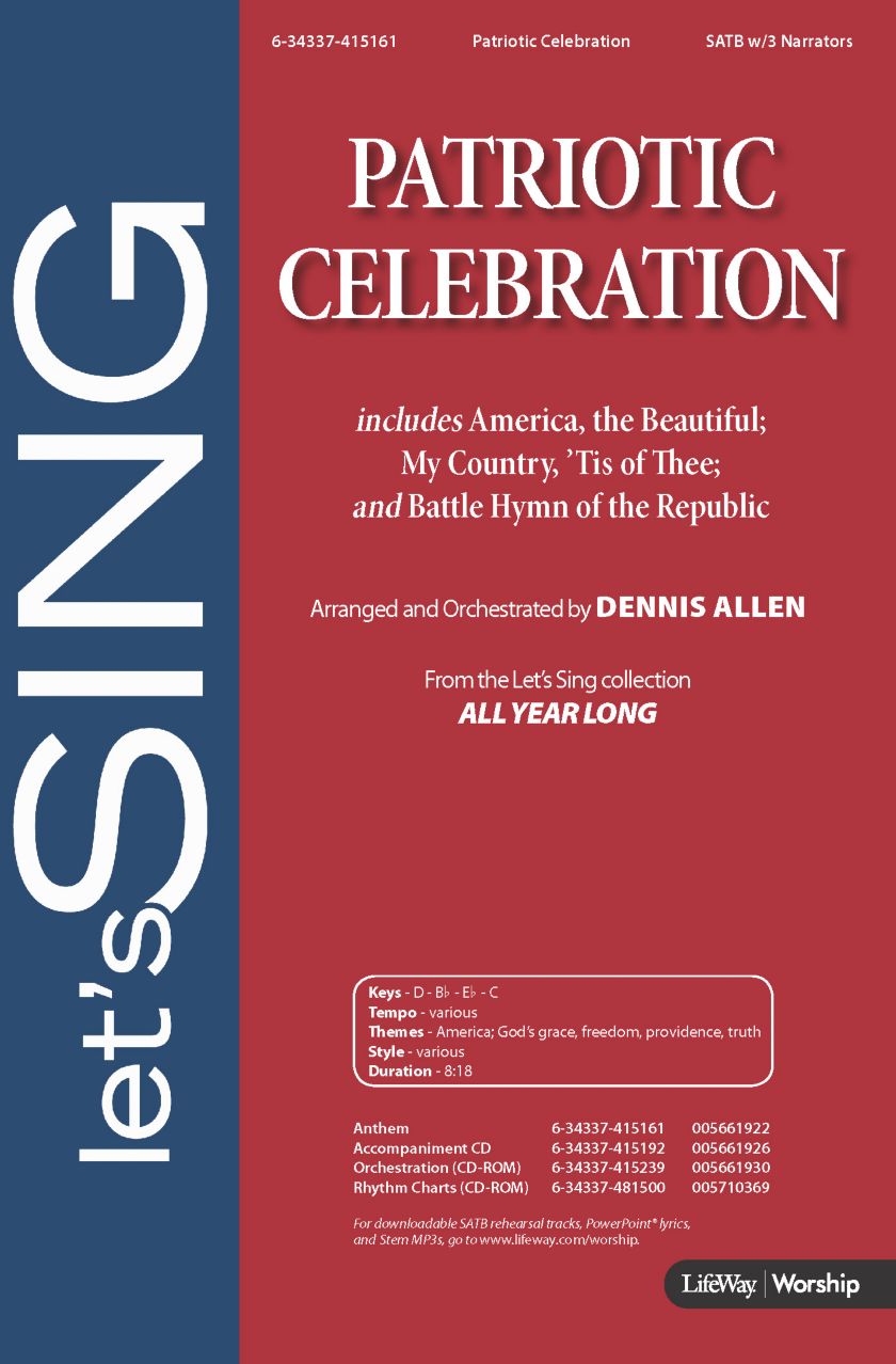 Patriotic Celebration - Anthem Accompaniment CD | Lifeway