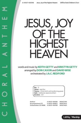 Jesus, Joy of the Highest Heaven - Downloadable Split-Track ...