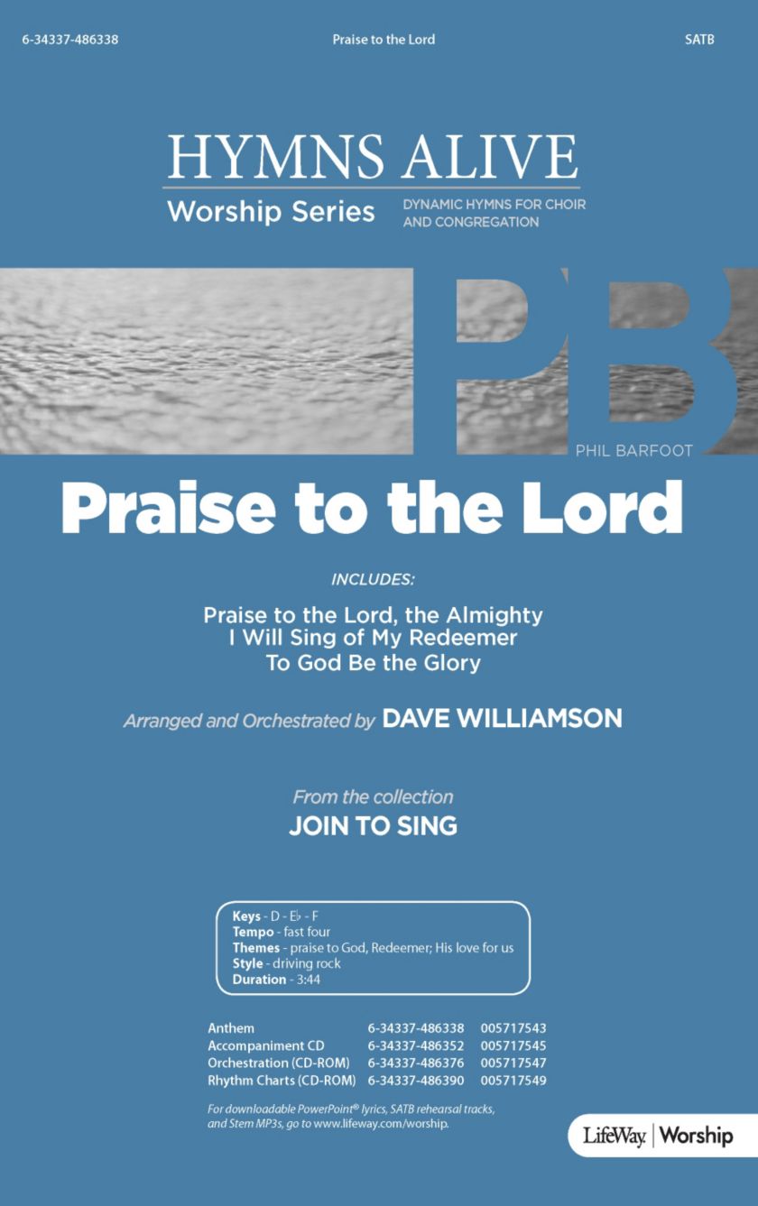Praise to the Lord - Downloadable Rhythm Charts | Lifeway