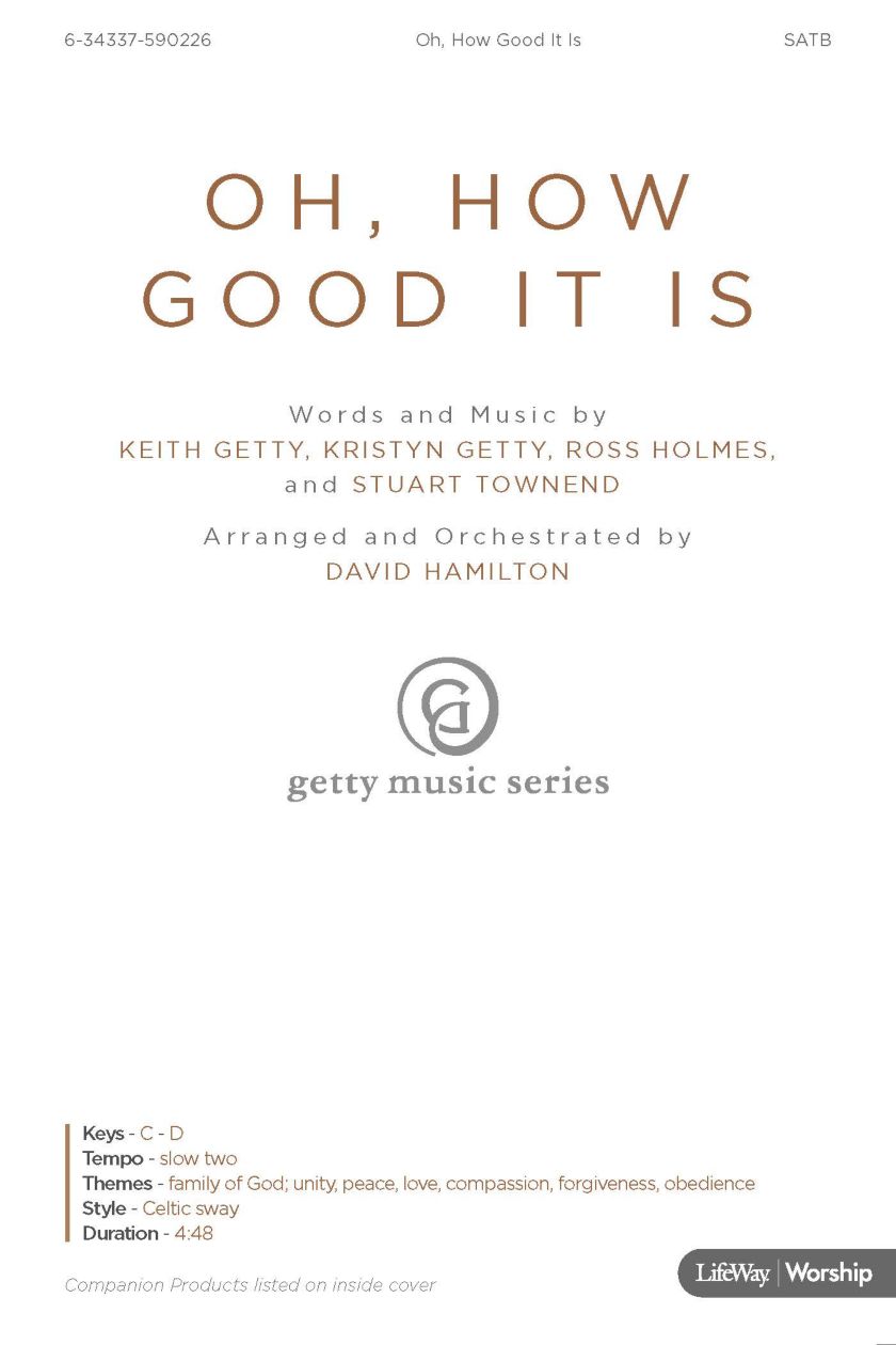 Oh, How Good It Is - Downloadable Rhythm Charts | Lifeway