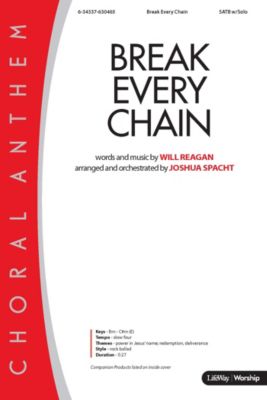 Break Every Chain - Downloadable Rhythm Charts - Lifeway