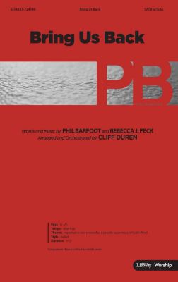 Bring Us Back - Downloadable Lyric File - Lifeway