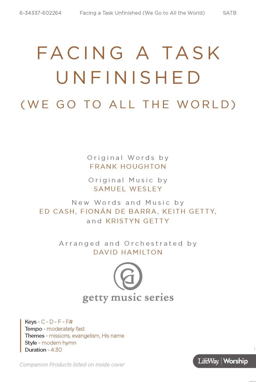 Facing a Task Unfinished (We Go to All the World) - Downloadable Rhythm ...