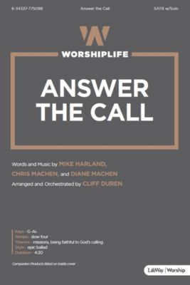 Answer the Call - Downloadable Lyric File | Lifeway