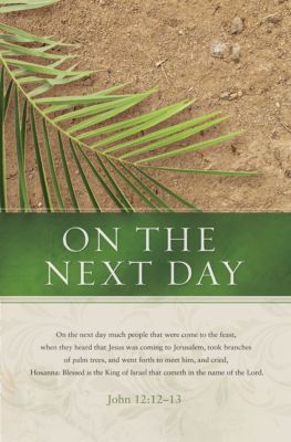 Church Program Covers Palm Tree