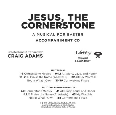 Jesus, the Cornerstone - Accompaniment CD | Lifeway