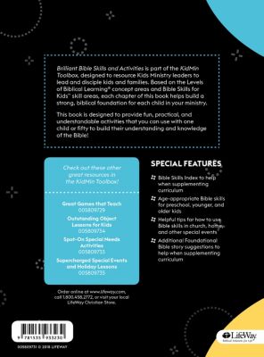 KidMin Toolbox: Brilliant Bible Skills Activities - Lifeway