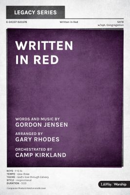 Written in Red - Downloadable Orchestration - Lifeway