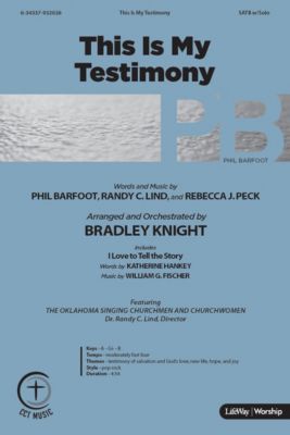 This Is My Testimony with I Love to Tell the Story - Downloadable ...