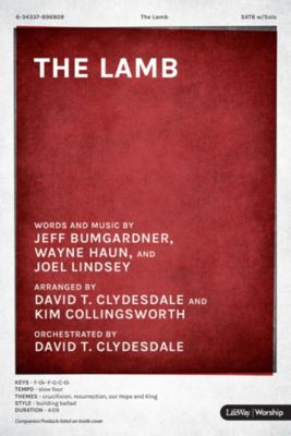 The Lamb - Downloadable Lyric File | Lifeway