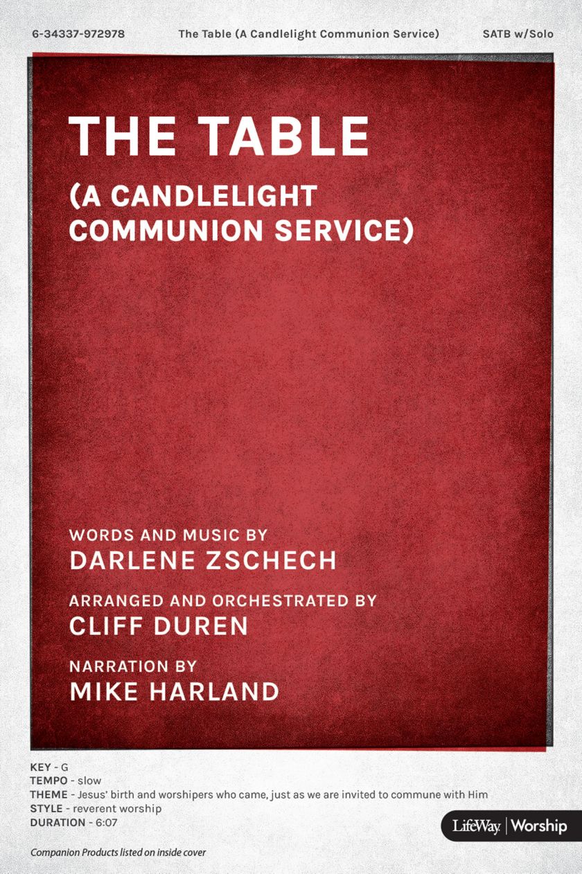 The Table (A Candlelight Communion Service) - Downloadable Rhythm ...