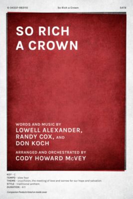 So Rich a Crown - Downloadable Alto Rehearsal Track | Lifeway