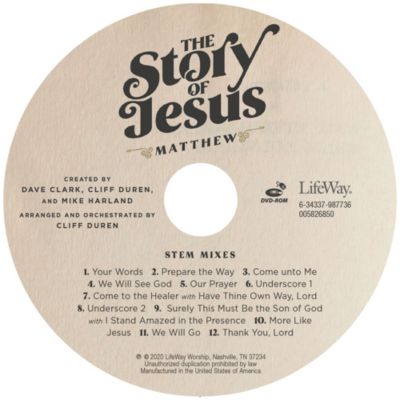 The Story of Jesus - Stem Tracks CD-ROM - Lifeway