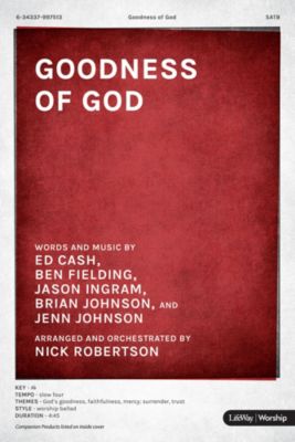 Goodness of God - Anthem Accompaniment CD | Lifeway
