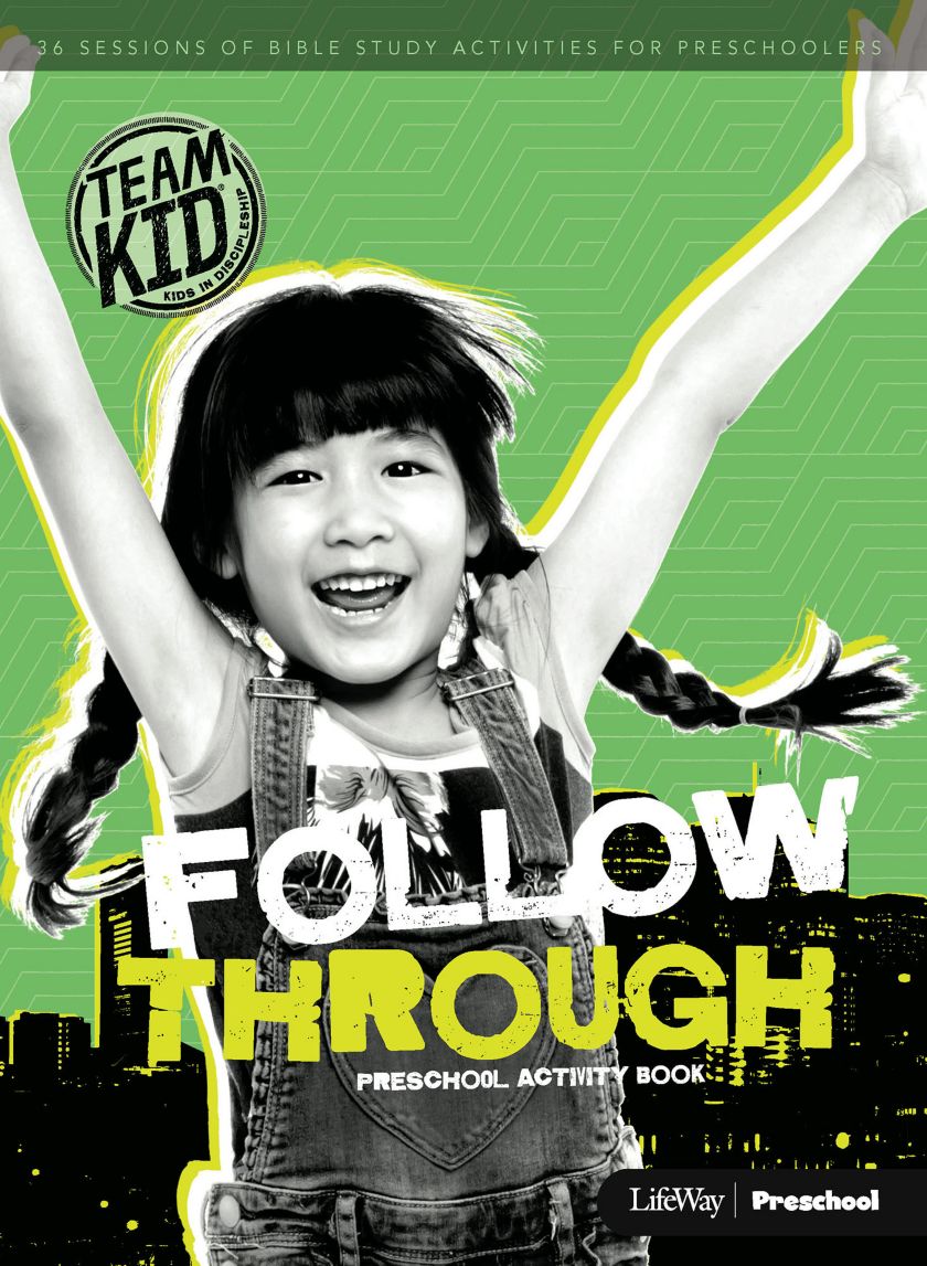 TeamKID: Follow Through - Preschool Activity Book | Lifeway
