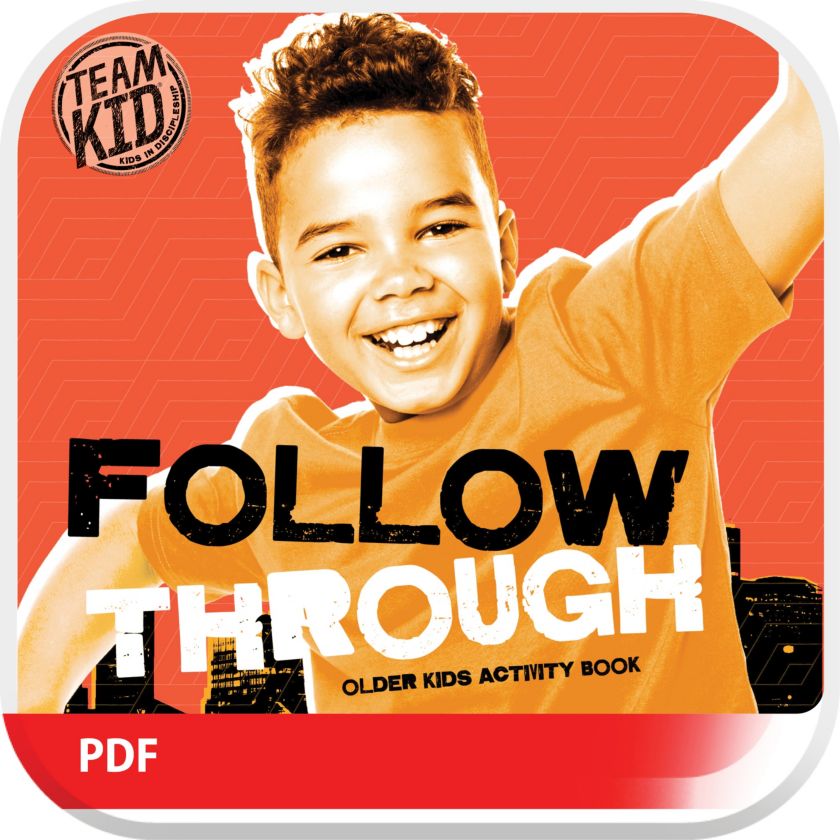 TeamKID: Kids Follow Through Older Kid Digital Activity Book | Lifeway