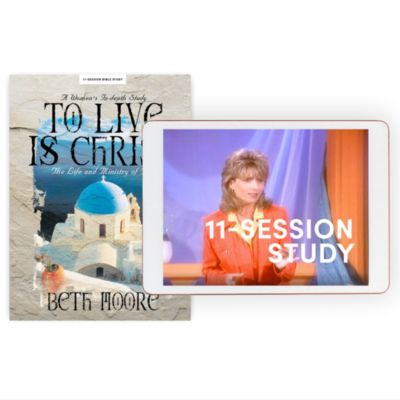 To Live is Christ - Bible Study Book + Streaming Video Access - Lifeway