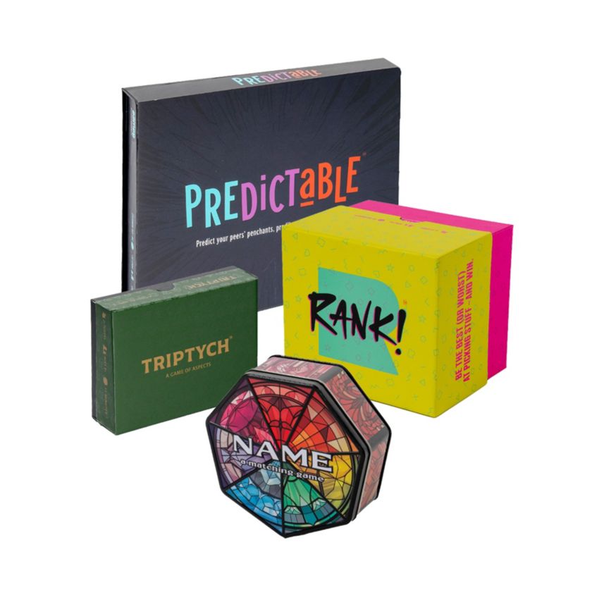 Lifeway Student 4-Game Bundle (Rank! + Triptych + Predictable + NAME) | Lifeway