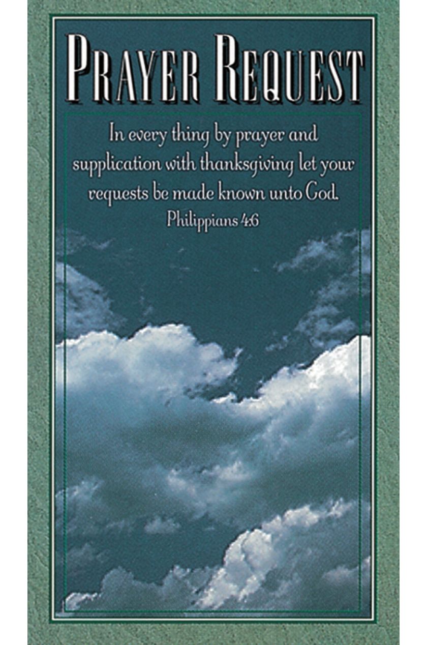 Prayer Request Pew Cards (Package of 50) | Lifeway