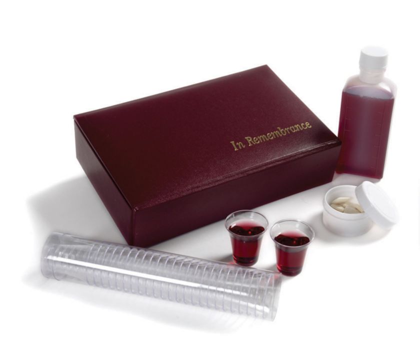Portable Communion Set - Maroon | Lifeway