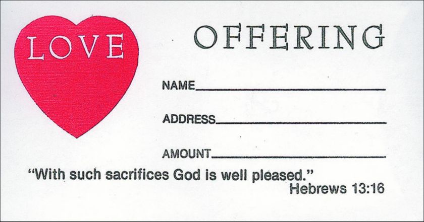 Love Offering Envelope | Lifeway