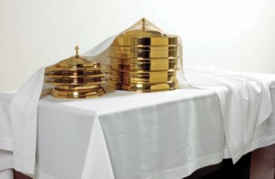 Communion element cover - White - Lifeway