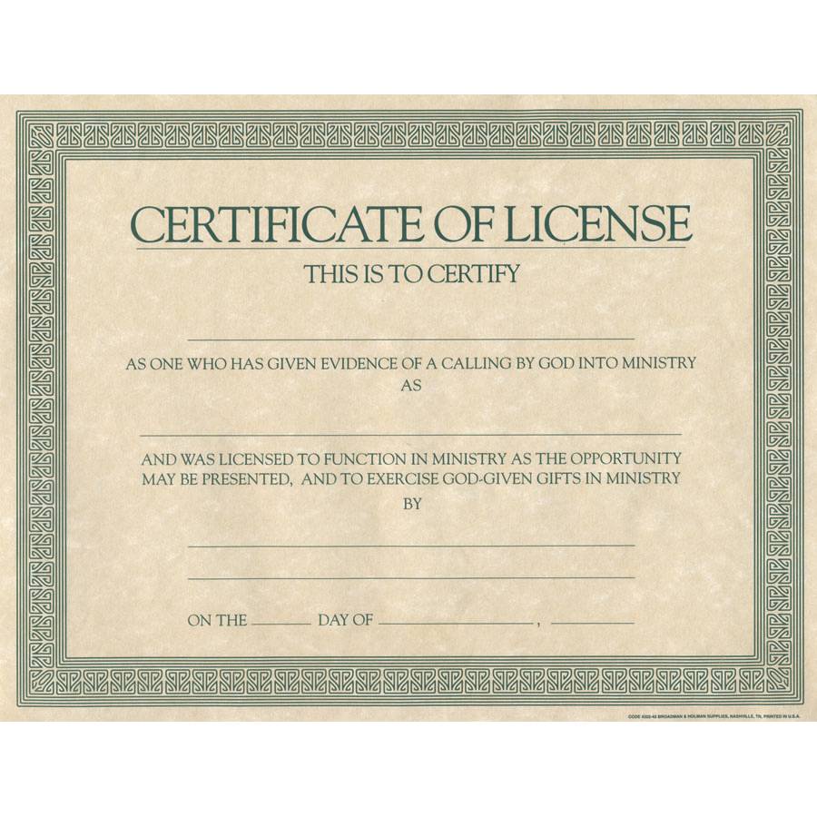 Generic Certificate Template