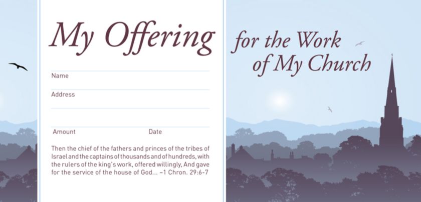 Envelope: My Offering for the Work of My Church (Box of 52) | Lifeway