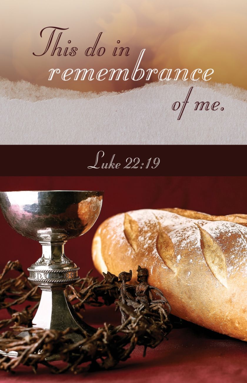 Communion Bulletin: This do in Remembrance of Me (Package of 100) | Lifeway